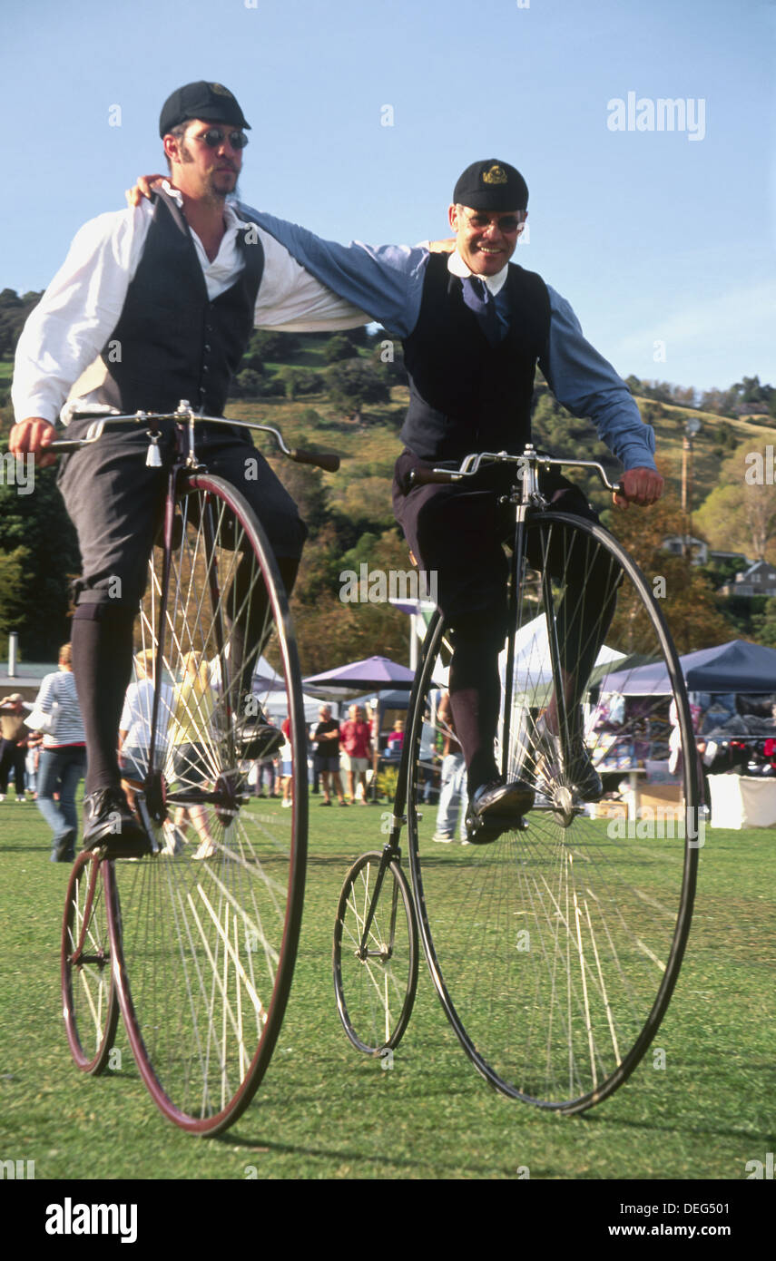 Riding a penny farthing hi-res stock photography and images - Alamy
