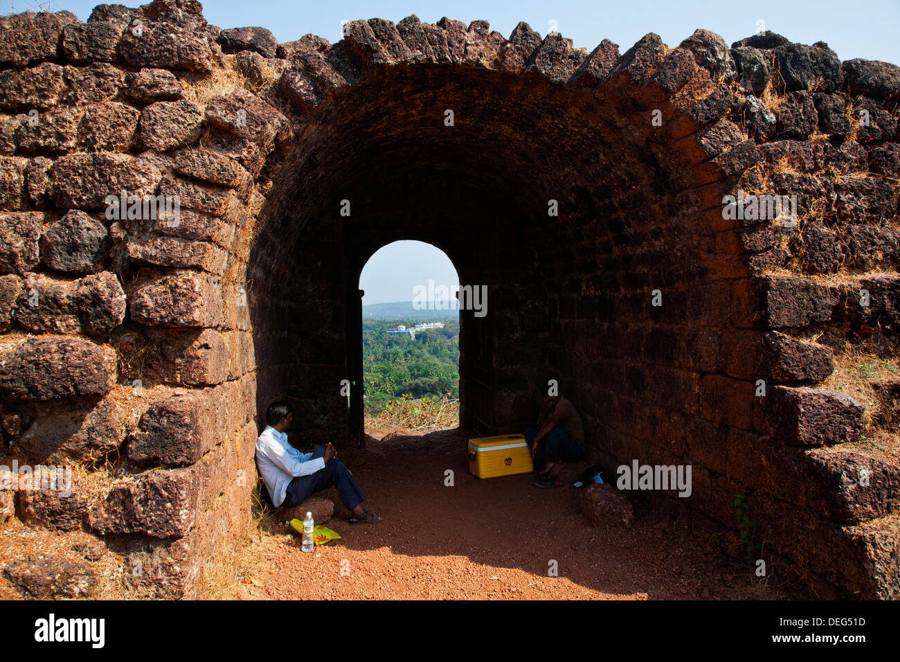 Chapora fort wall hi-res stock photography and images - Alamy