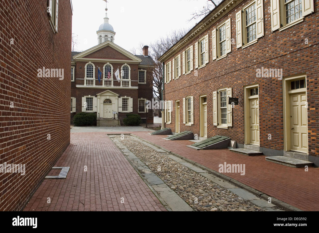 Colonial philadelphia 1700s hi-res stock photography and images - Alamy