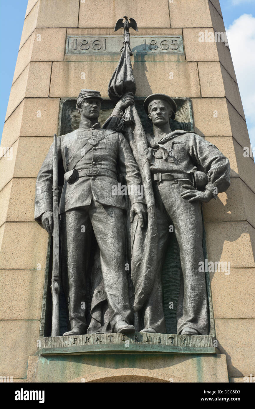 Memorial to the Grand Army of the Republic of the Civil War in ...