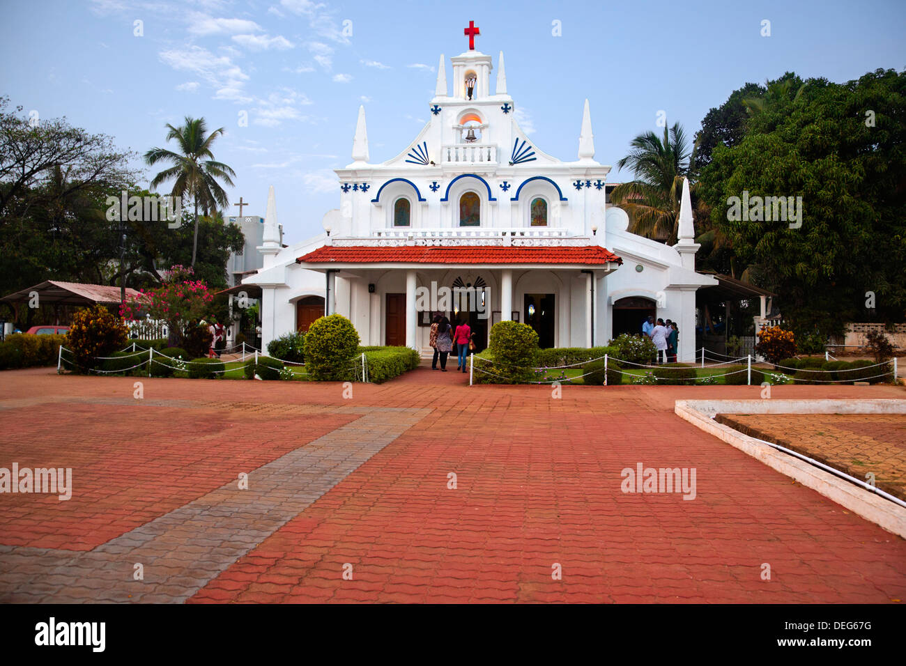 Facade of a church, Church And Convent Of St Francis Of Assisi, Mapusa ...