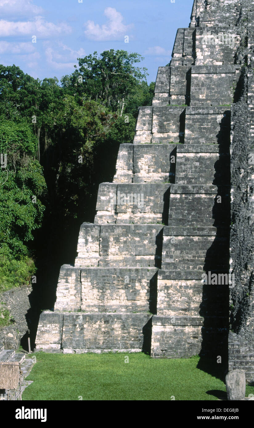 Mayan temple. Tikal. Guatemala Stock Photo - Alamy
