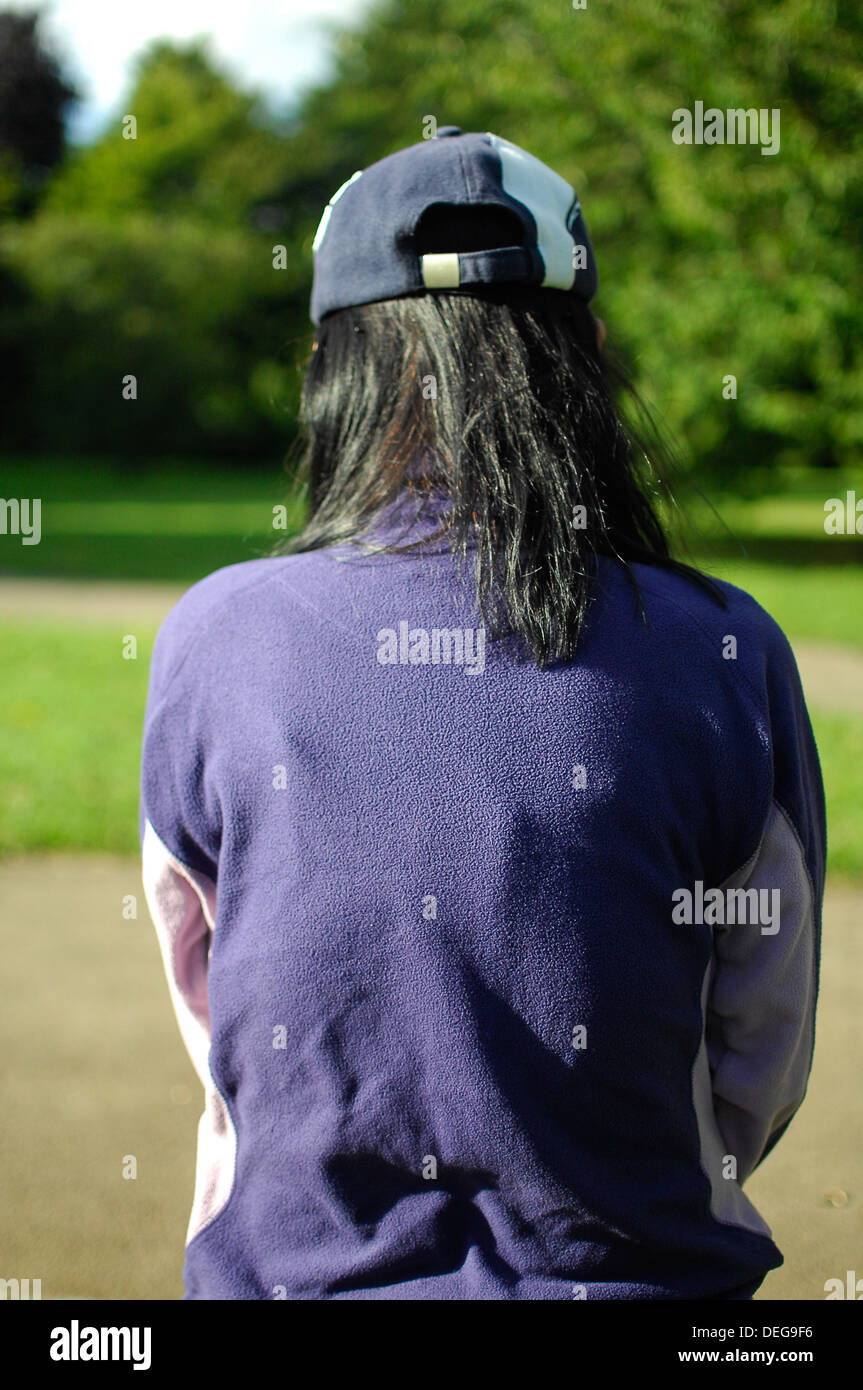 Lady alone hi-res stock photography and images - Alamy