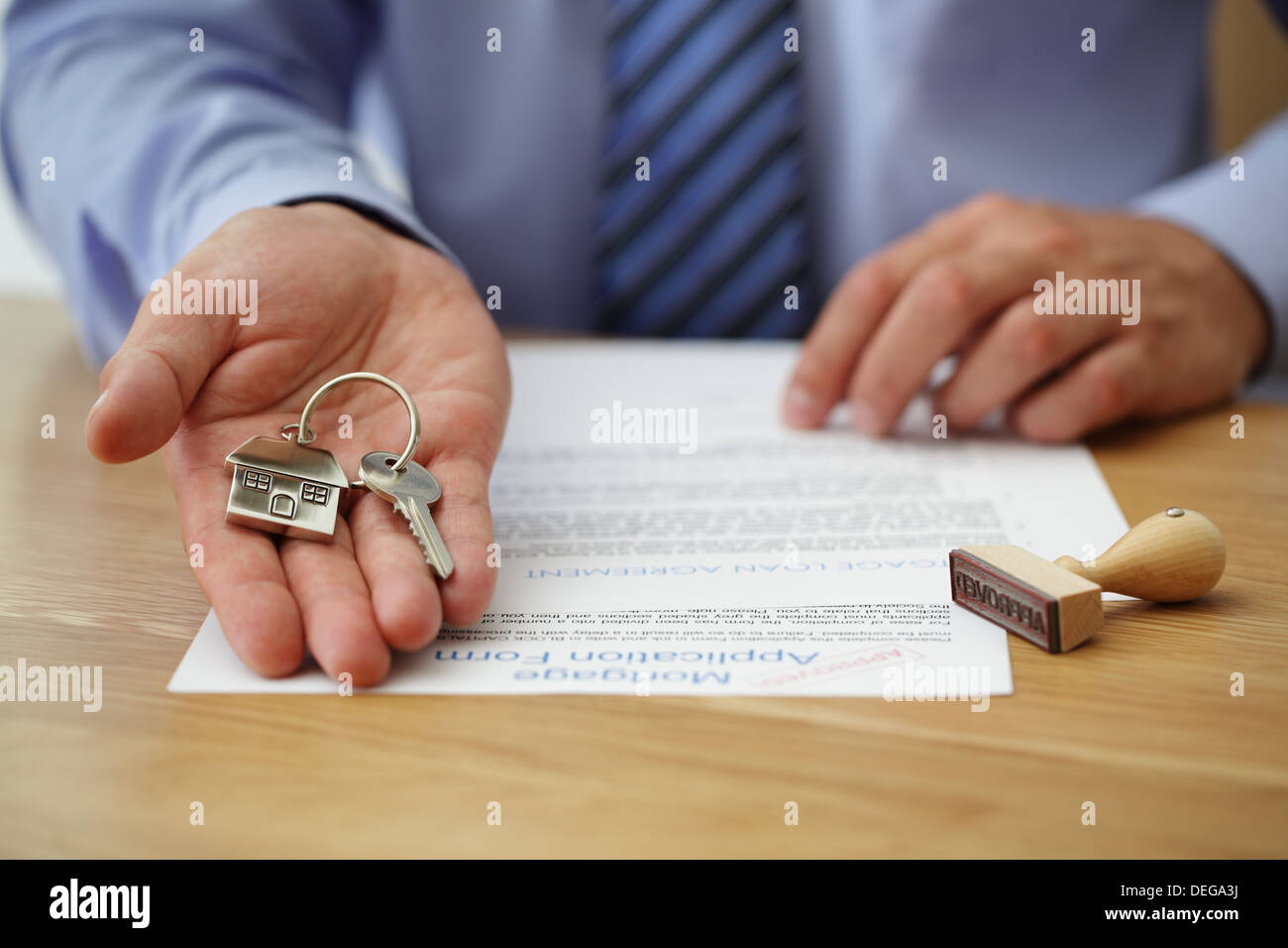 Mortgage application form keys hi-res stock photography and images - Alamy