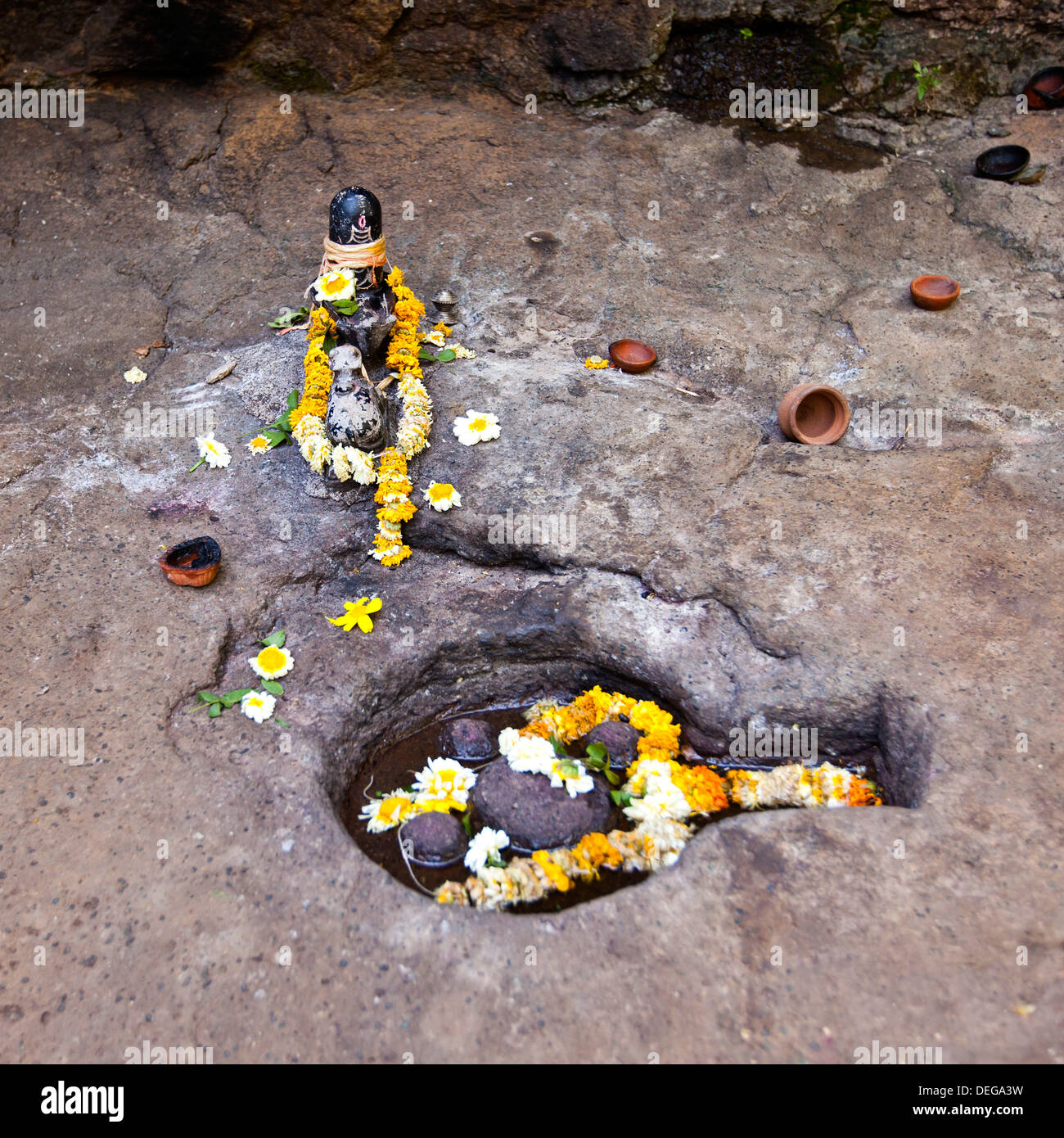 Gupt Shivling in Bhimashankar Temple, Pune, Maharashtra, India Stock ...