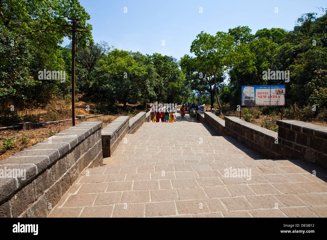 Stairs at a temple, Bhimashankar Temple, Pune, Maharashtra, India Stock ...