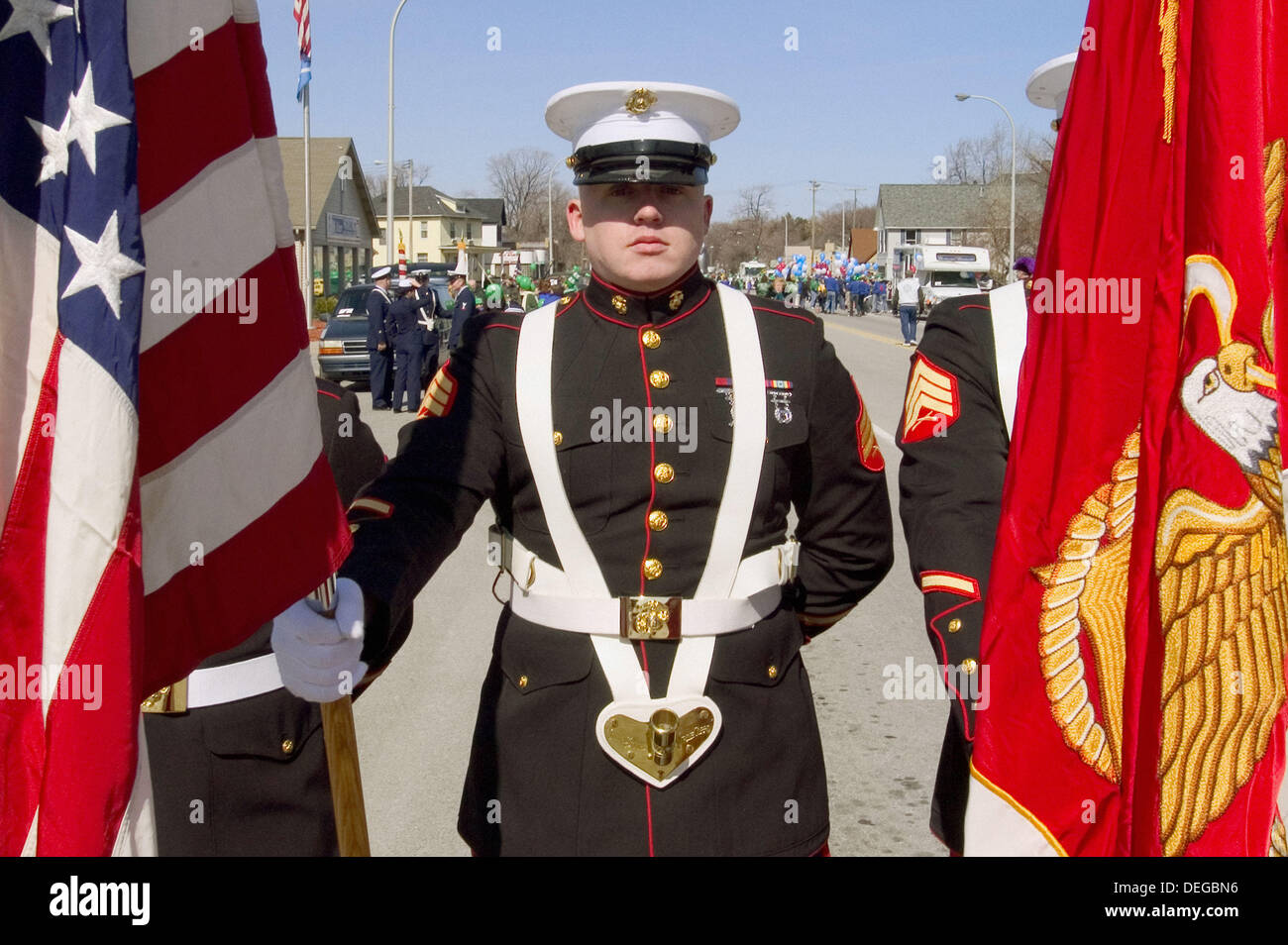 Honour guard usa marine corps marine hi-res stock photography and ...