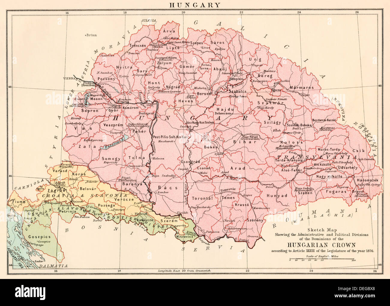 Balkans map hi-res stock photography and images - Alamy