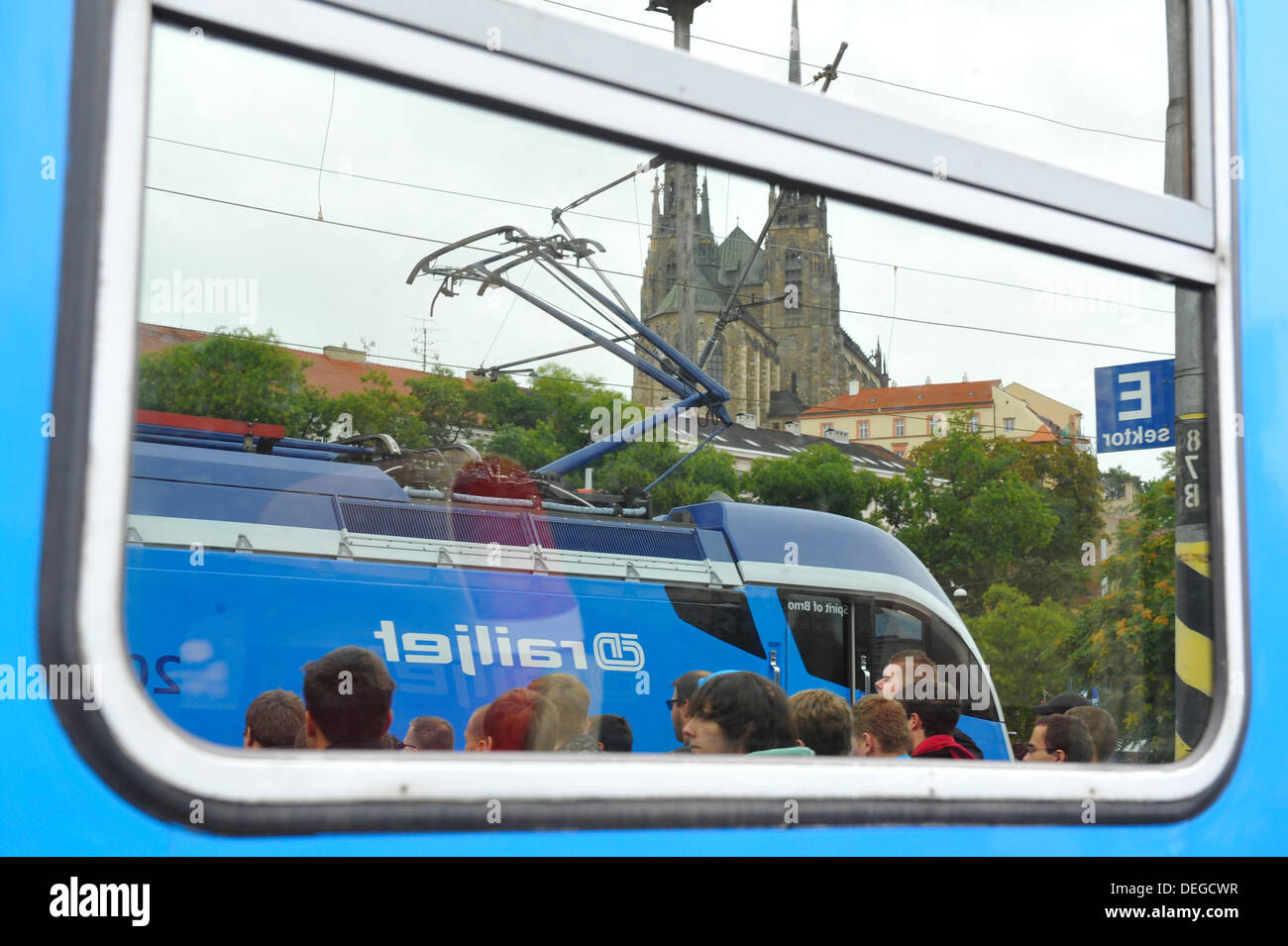 Czech Railways (CD) presented the first electric locomotive Taurus from ...