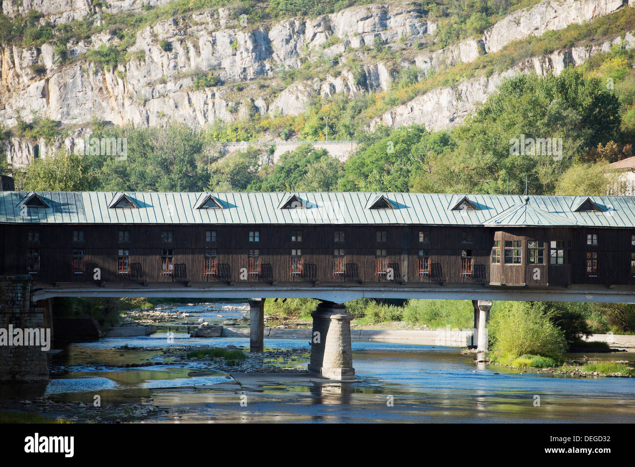 Pokritiyat Most, covered bridge, Lovech, Bulgaria, Europe Stock Photo ...
