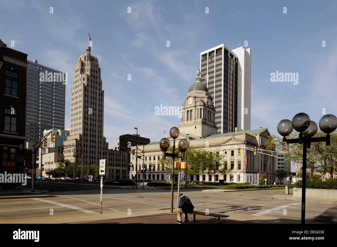Downtown fort wayne skyline hi-res stock photography and images - Alamy