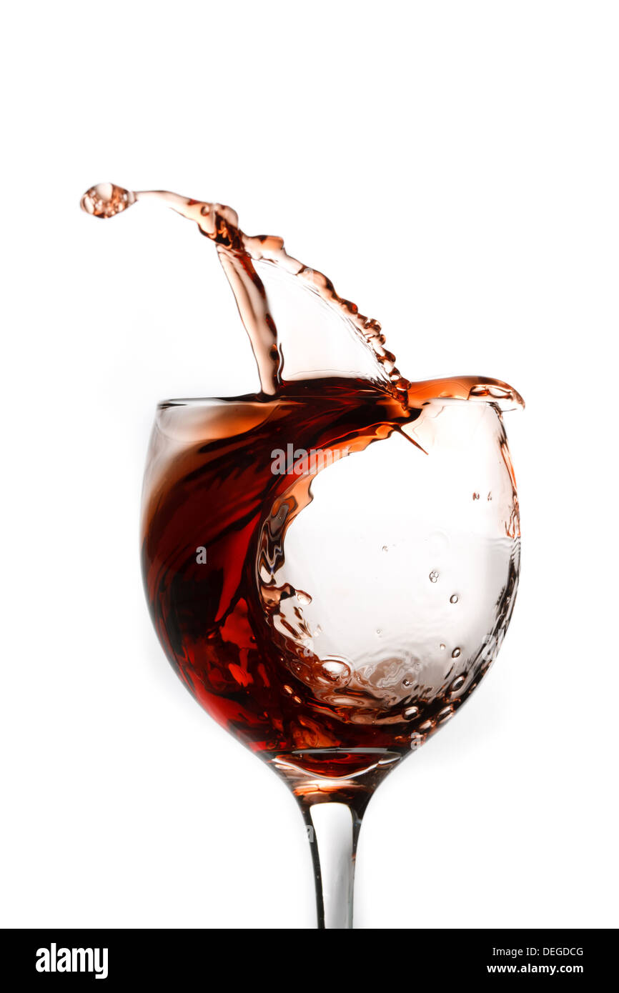 Glass of red wine Stock Photo - Alamy