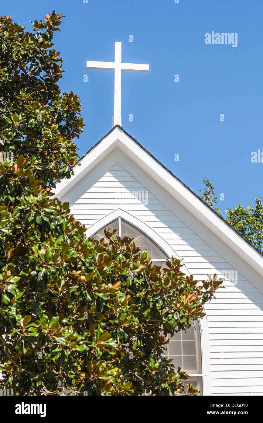 Catholic white church in hi-res stock photography and images - Alamy