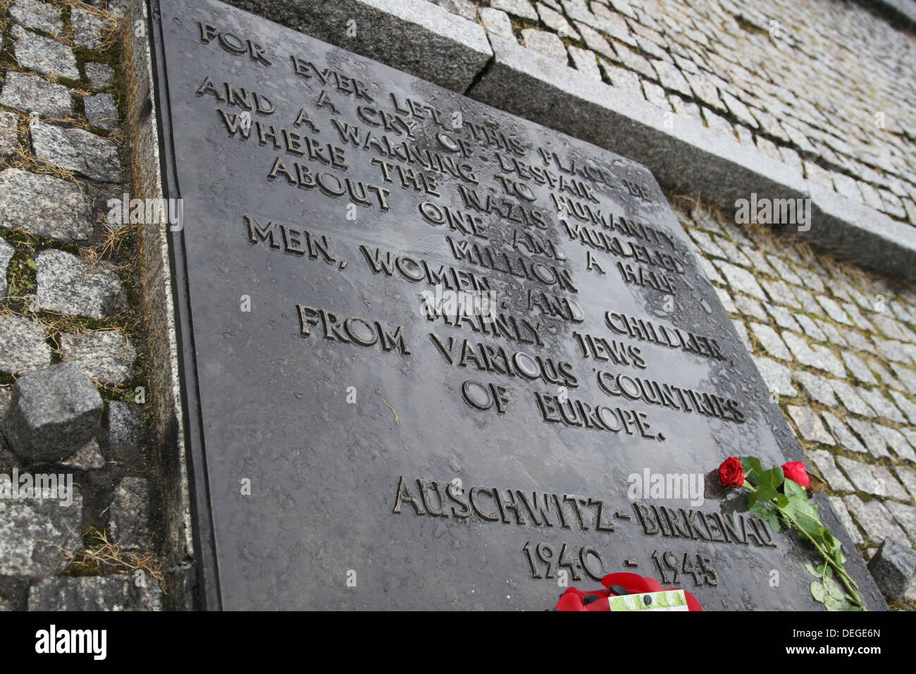 Entrance auschwitz birkenau concentration hi-res stock photography and ...