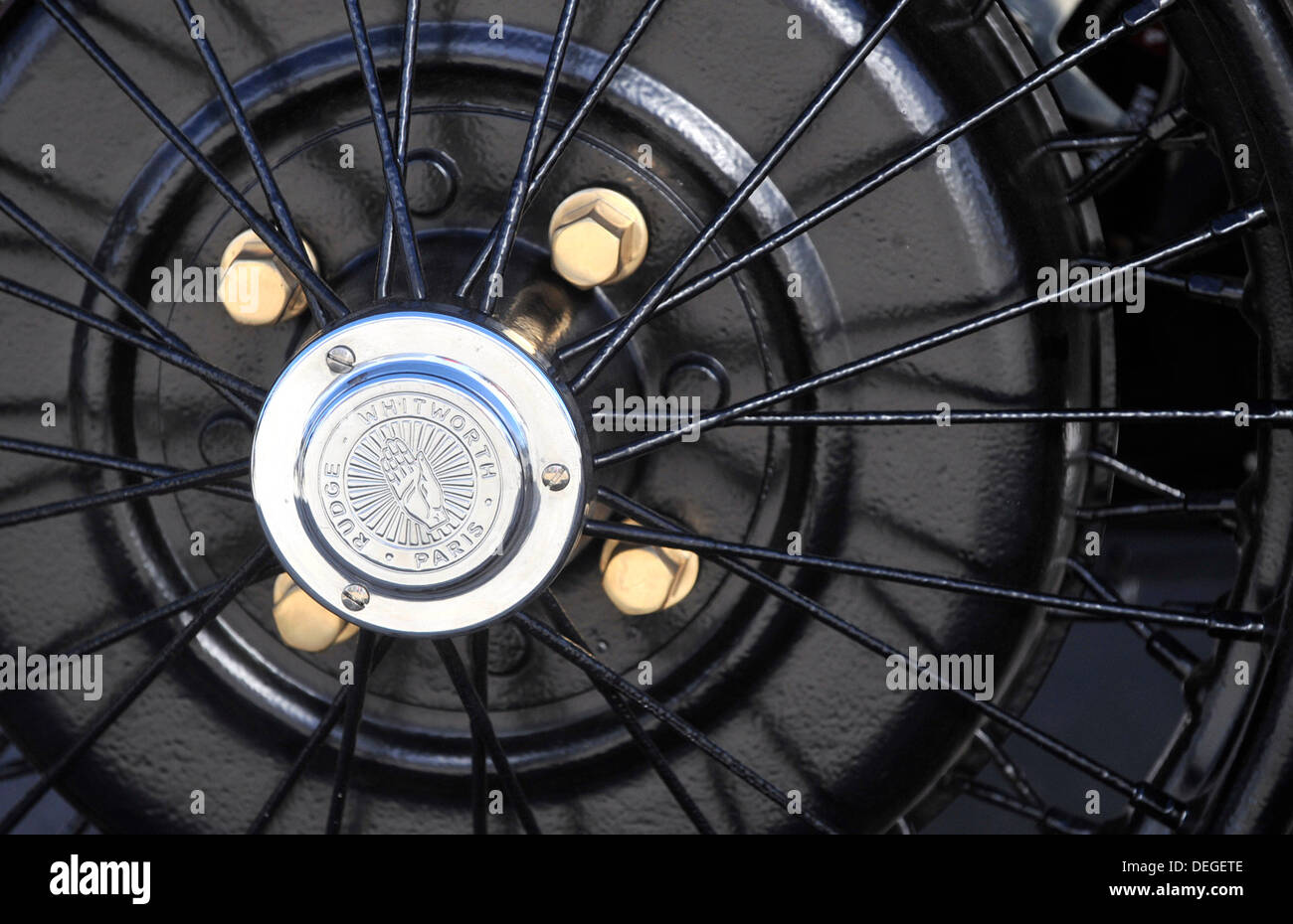 Restored racing car Wikov 7/28, nearly 90 years old, is seen in ...
