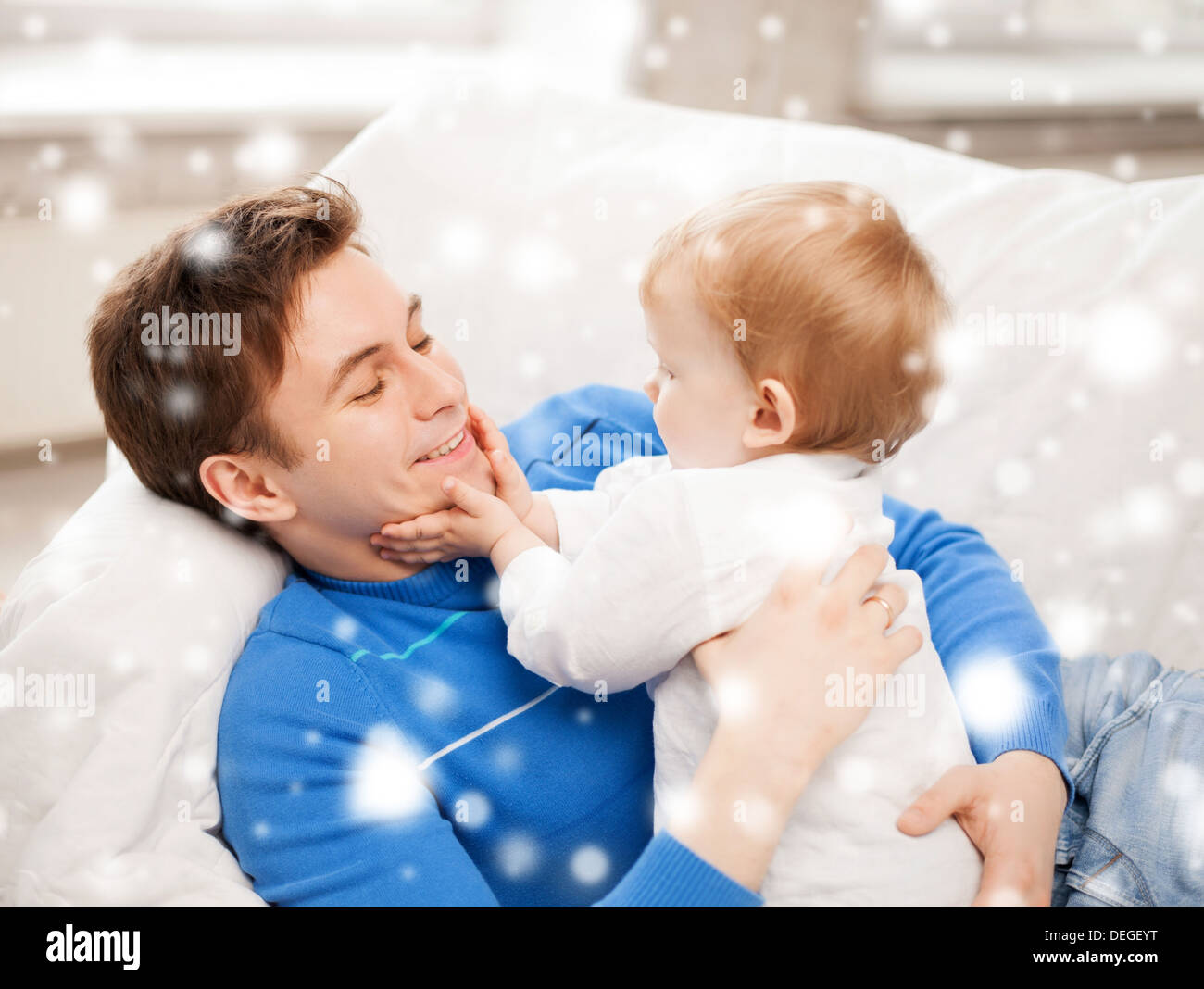 happy father with adorable baby Stock Photo - Alamy