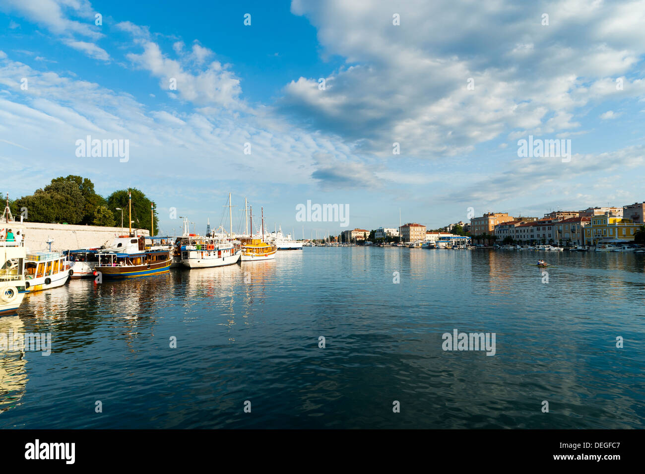 Port of Zadar, Zadar county, Dalmatian region, Croatia, Europe Stock ...