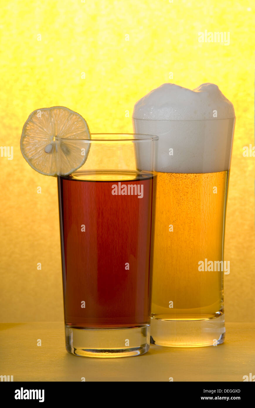 Beer and lemonade hi-res stock photography and images - Alamy