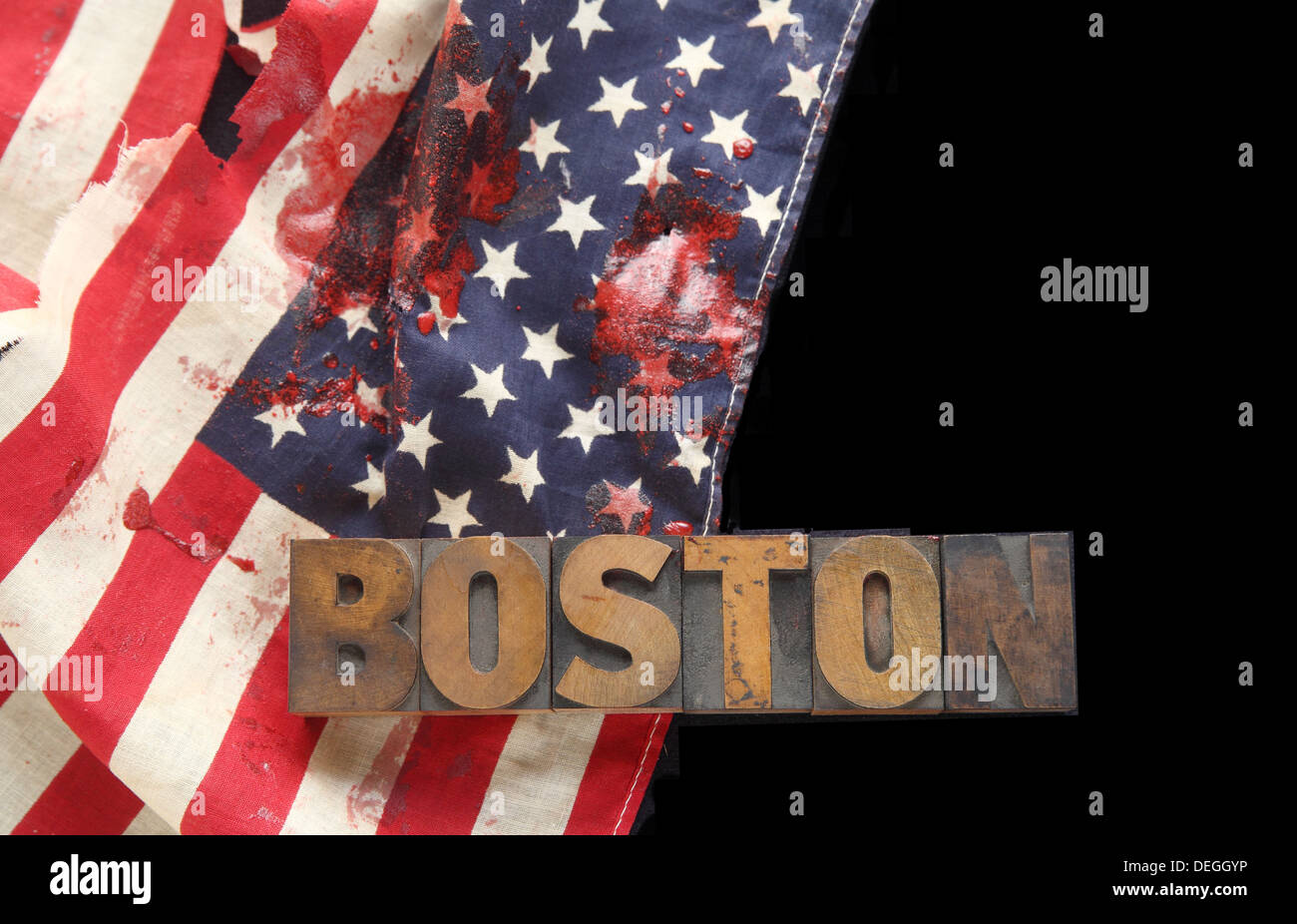 Boston typography background hi-res stock photography and images - Alamy