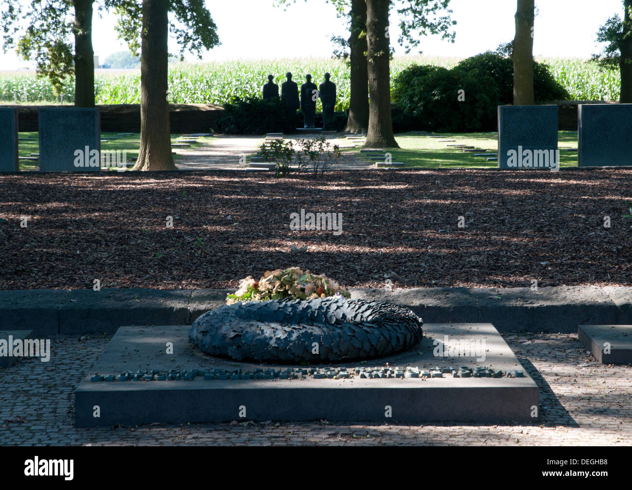 Langemarck German military cemetery from First World War, Ypres Salient ...