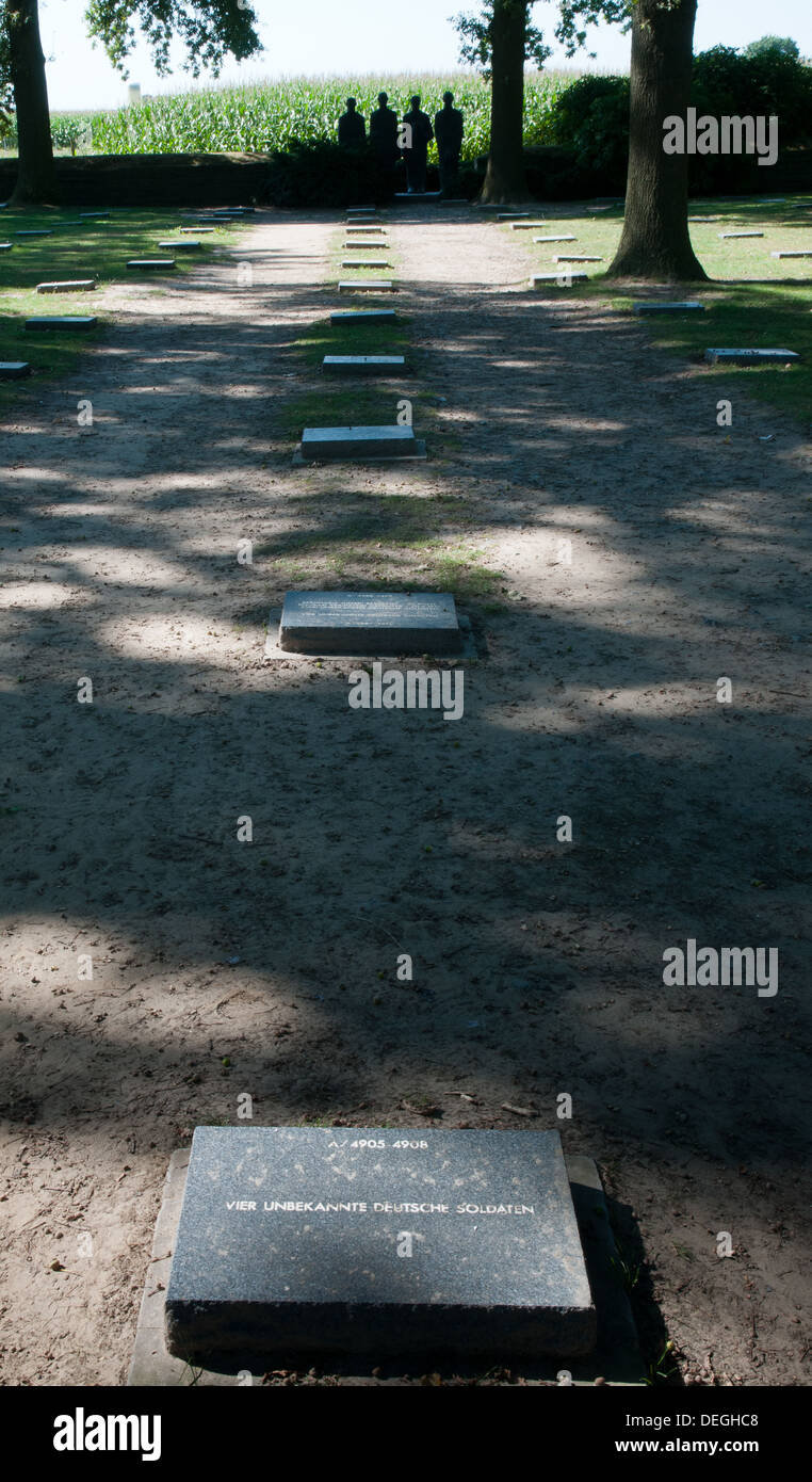 Langemarck German military cemetery from First World War, Ypres Salient ...