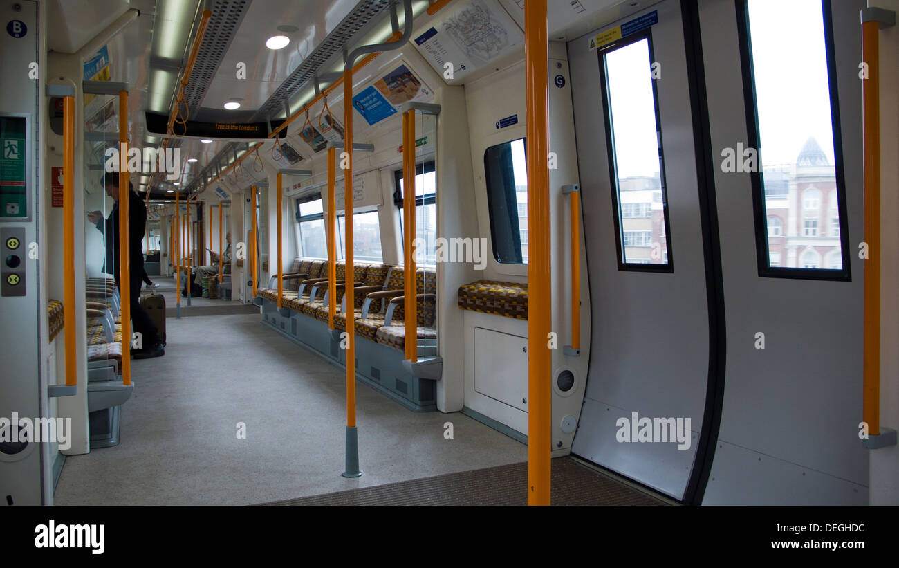 London overground interior hi-res stock photography and images - Alamy