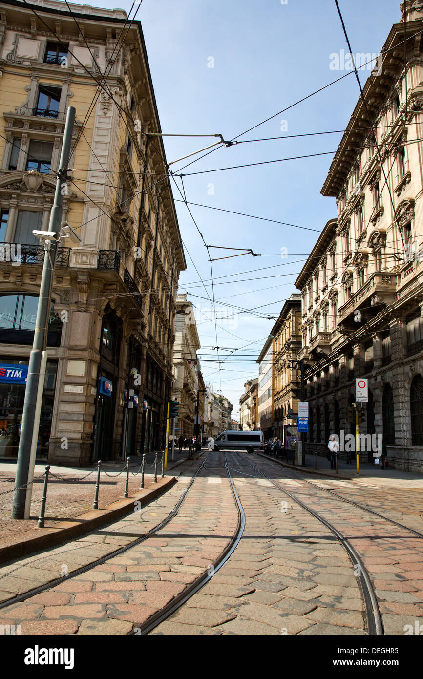 Italy Milan Street Scene Stock Photos & Italy Milan Street Scene Stock ...