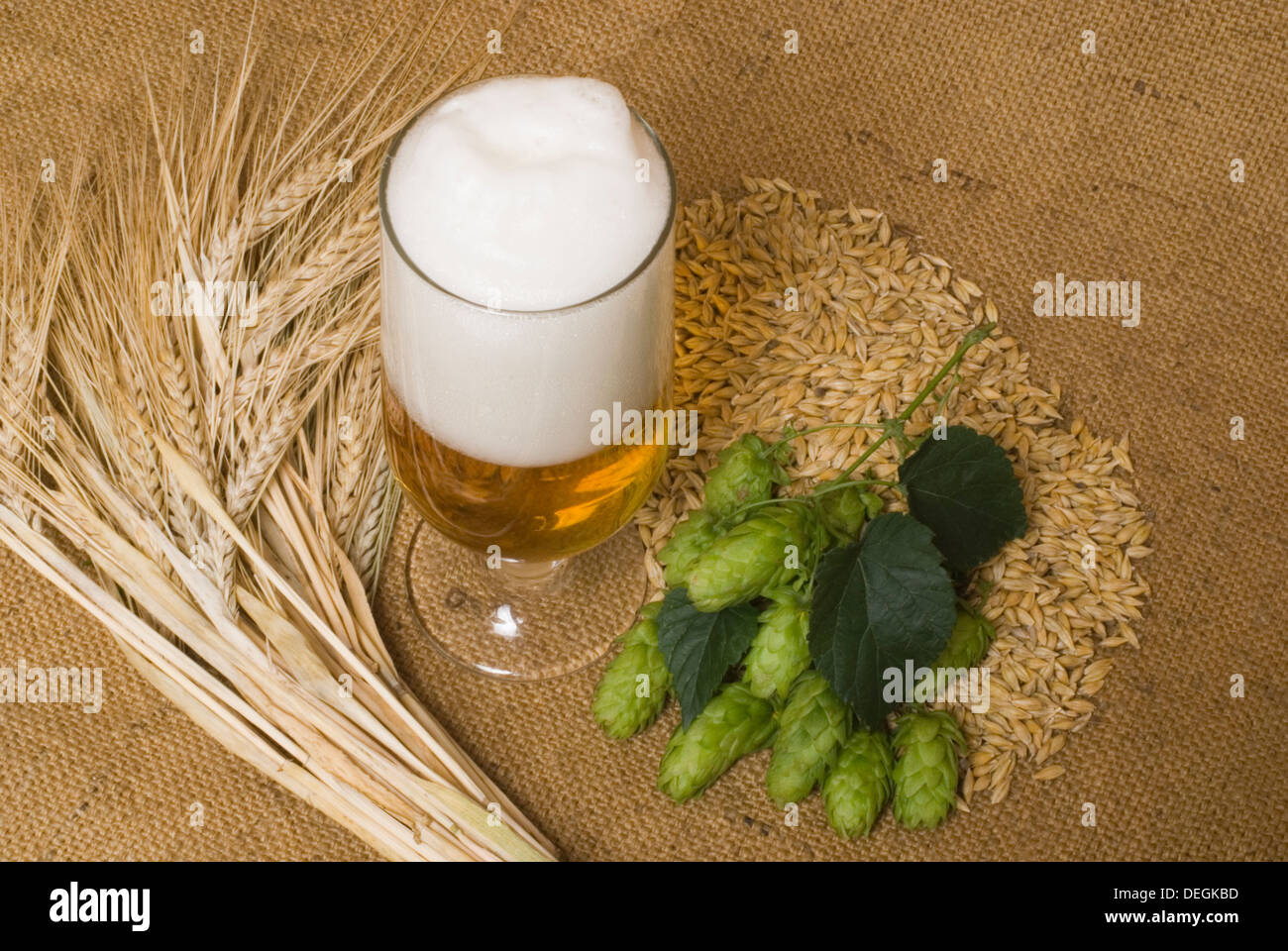 Beer brewing overhead hi-res stock photography and images - Alamy