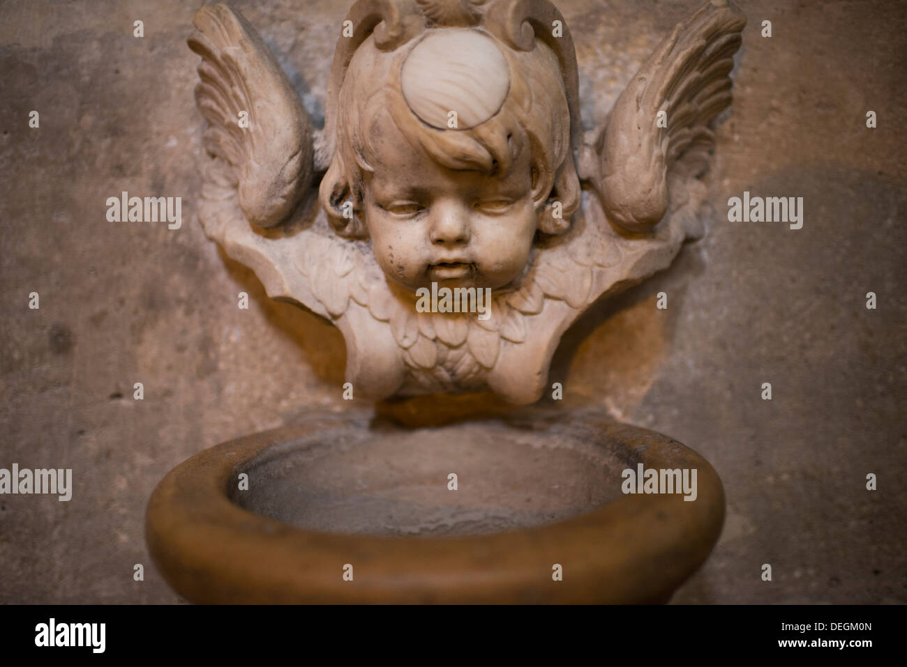 Holy water font catholic church hi-res stock photography and images - Alamy