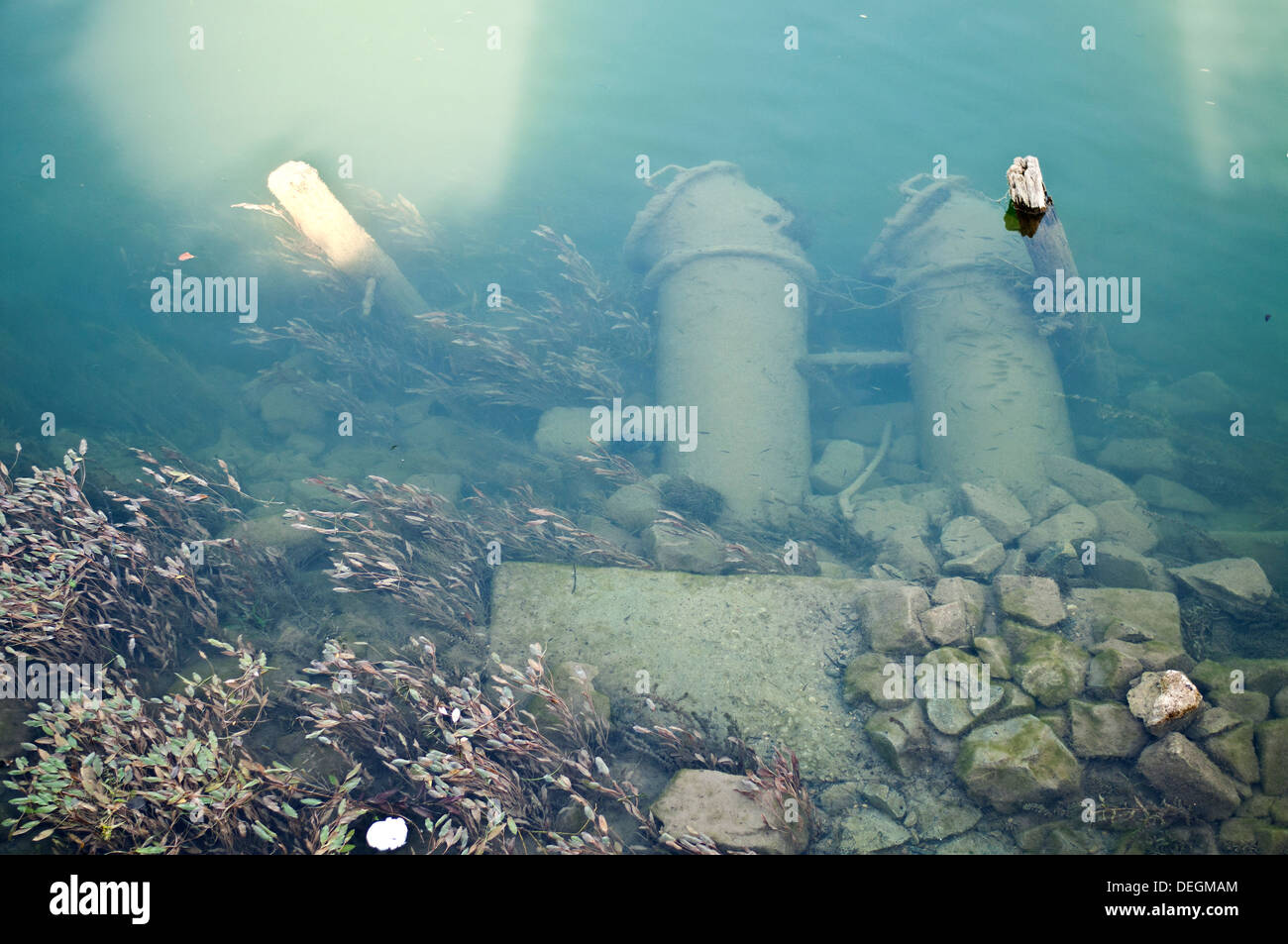 Underwater pipes hi-res stock photography and images - Alamy
