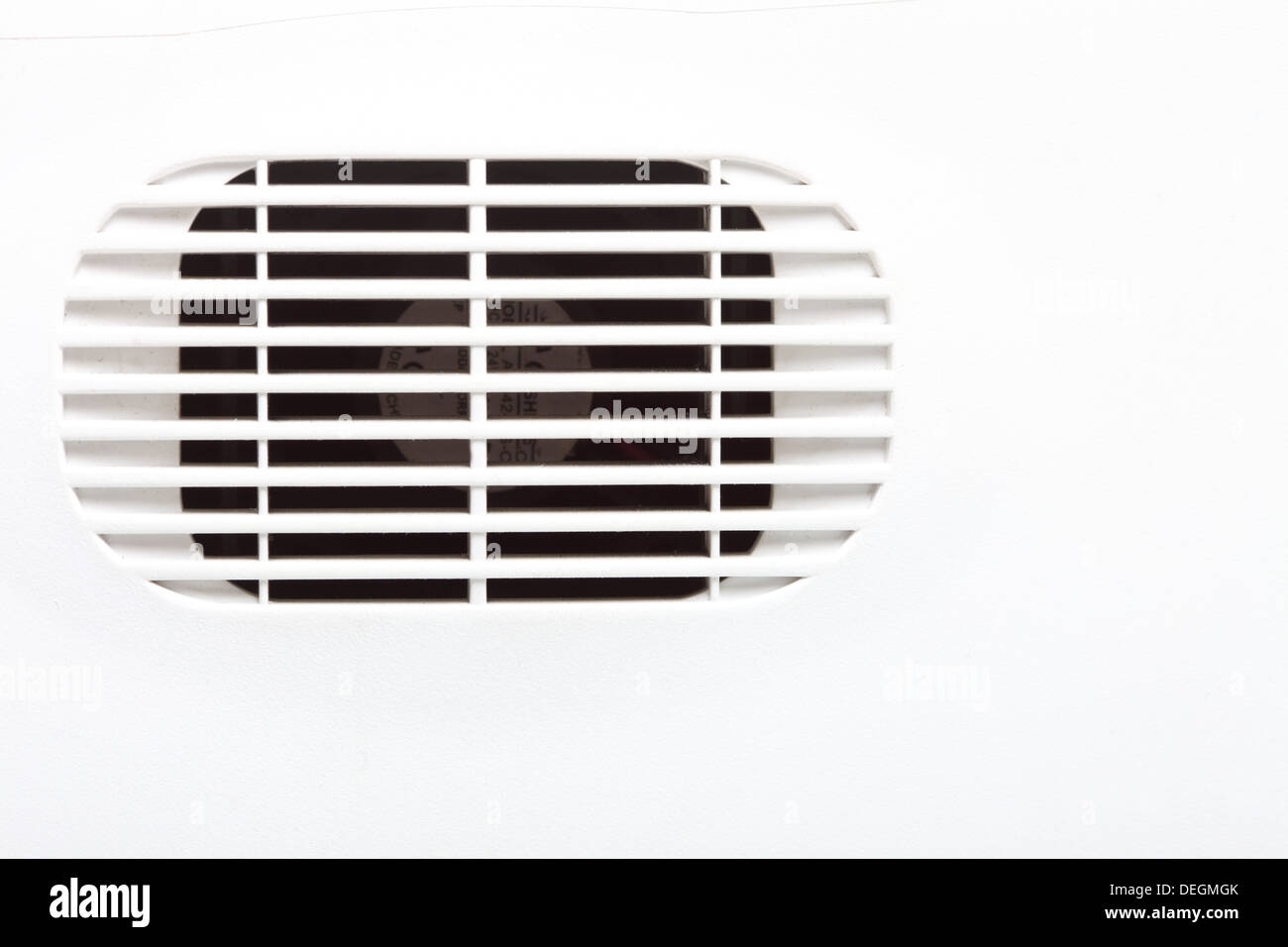 plastic air vent in white wall ventilation grille Stock Photo - Alamy