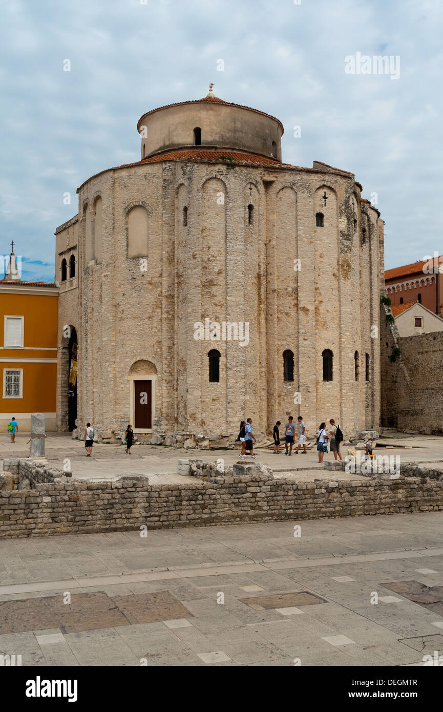 Church of st. Donat, Zadar, Zadar county, Dalmatian region, Croatia ...