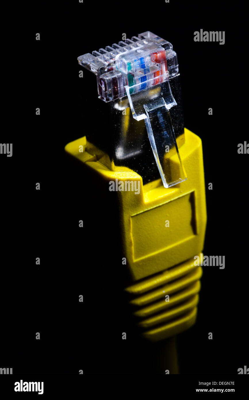 Rj 45 cable hi-res stock photography and images - Alamy