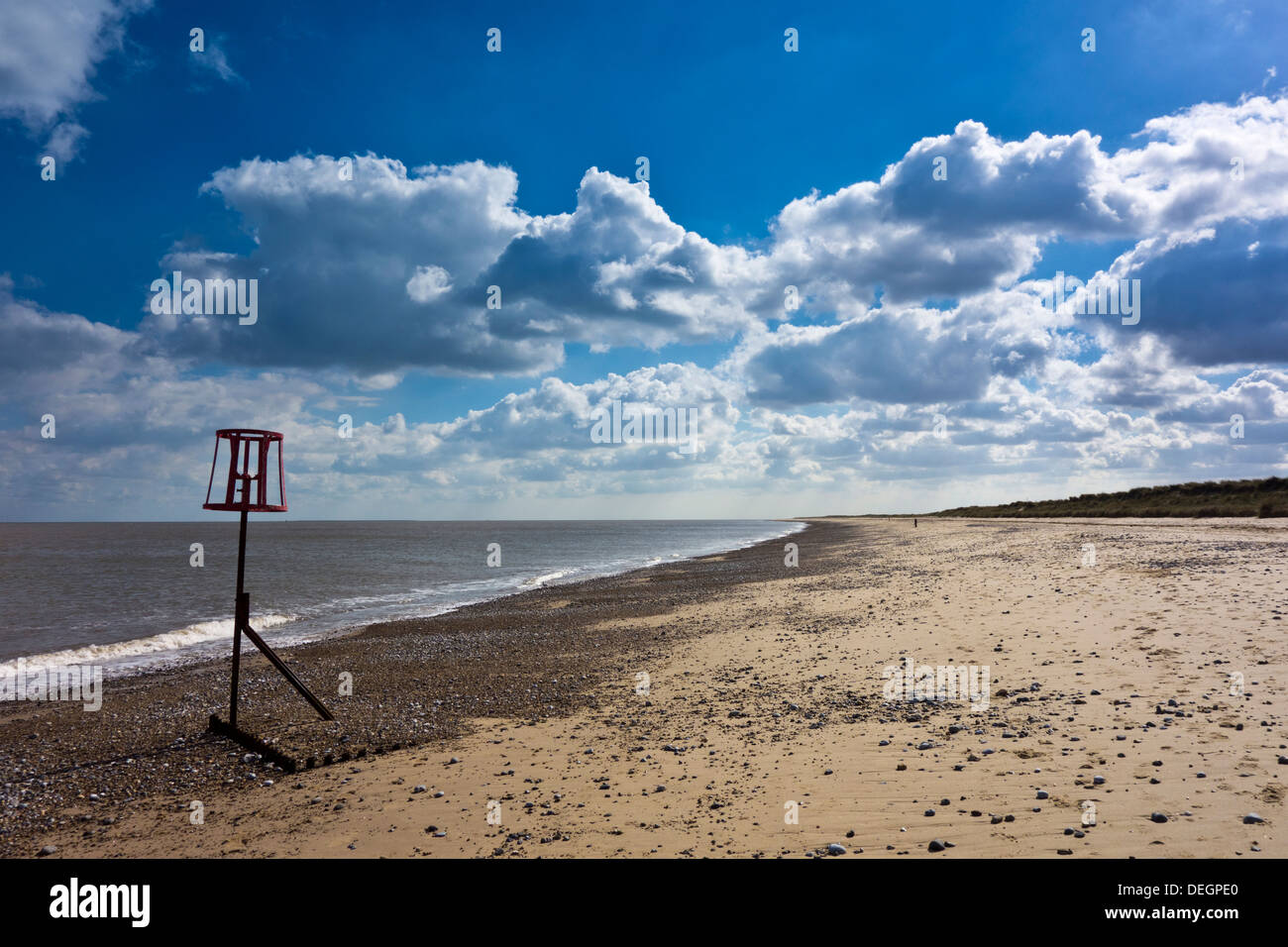 Beach Caister on sea Stock Photo - Alamy