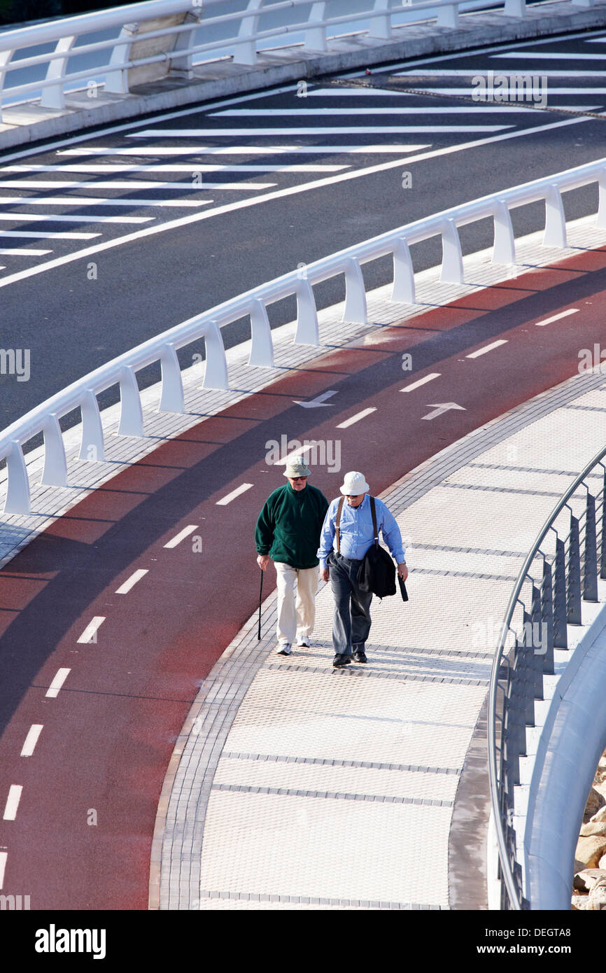 Pedestrian and cycle lane hi-res stock photography and images - Alamy