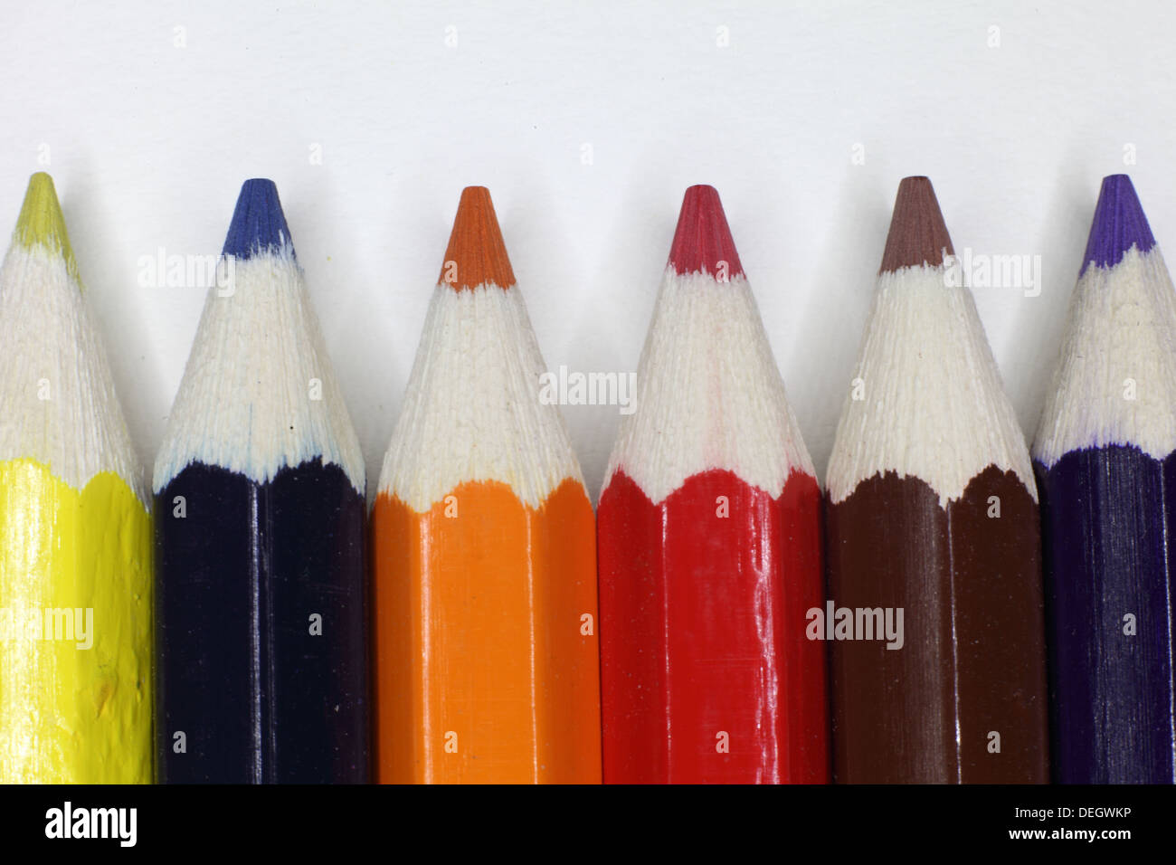 Colouring pencils or crayons Stock Photo - Alamy