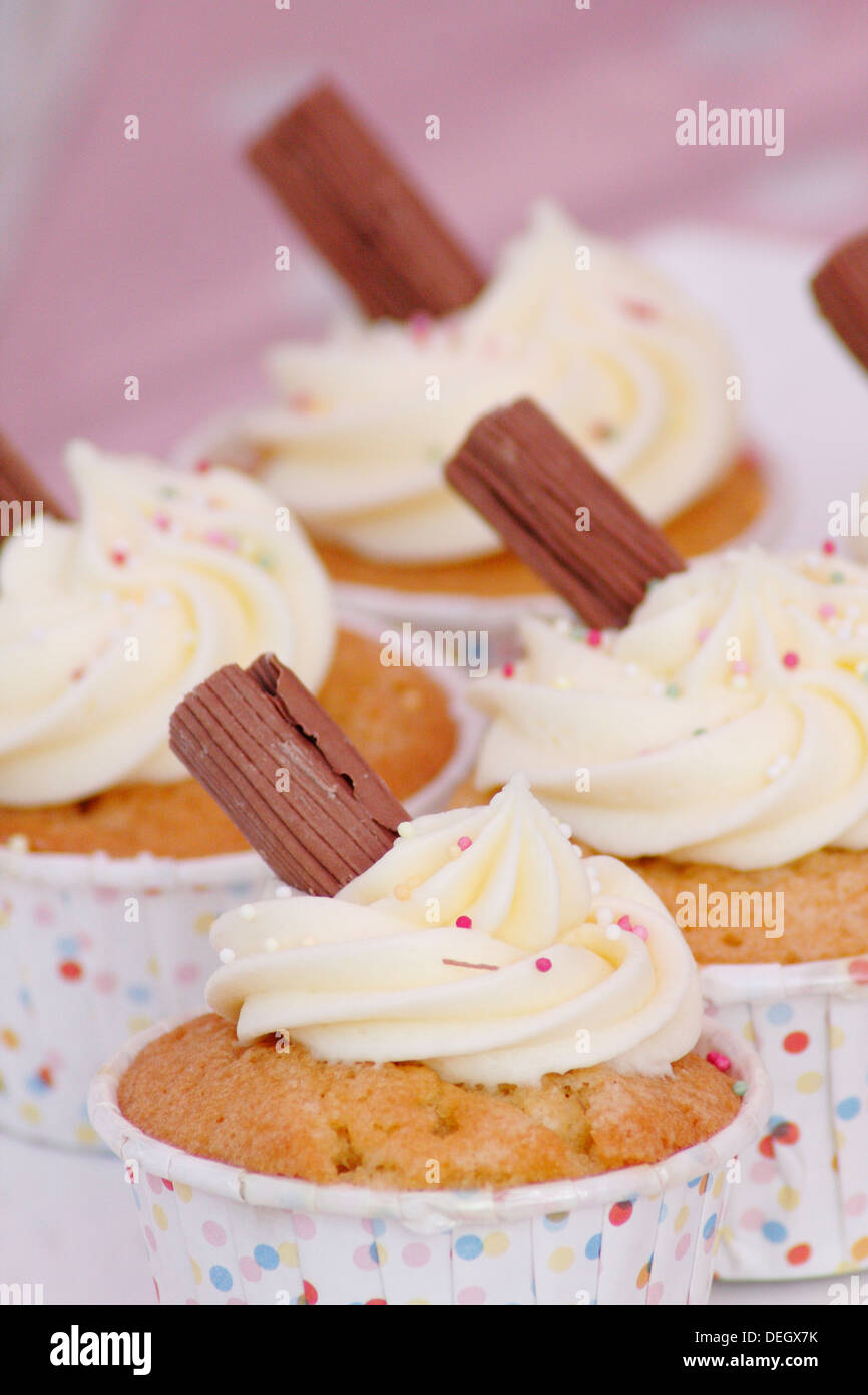 Cup cakes buns Stock Photo - Alamy