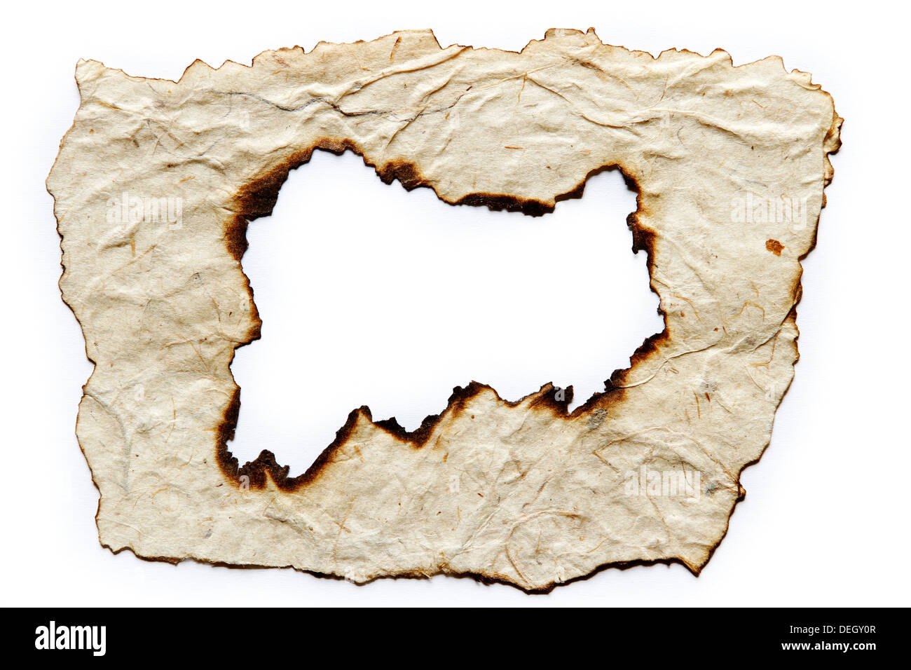 Old Paper With Burnt Edges