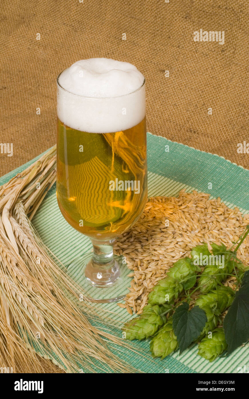 Beer brewing overhead hi-res stock photography and images - Alamy