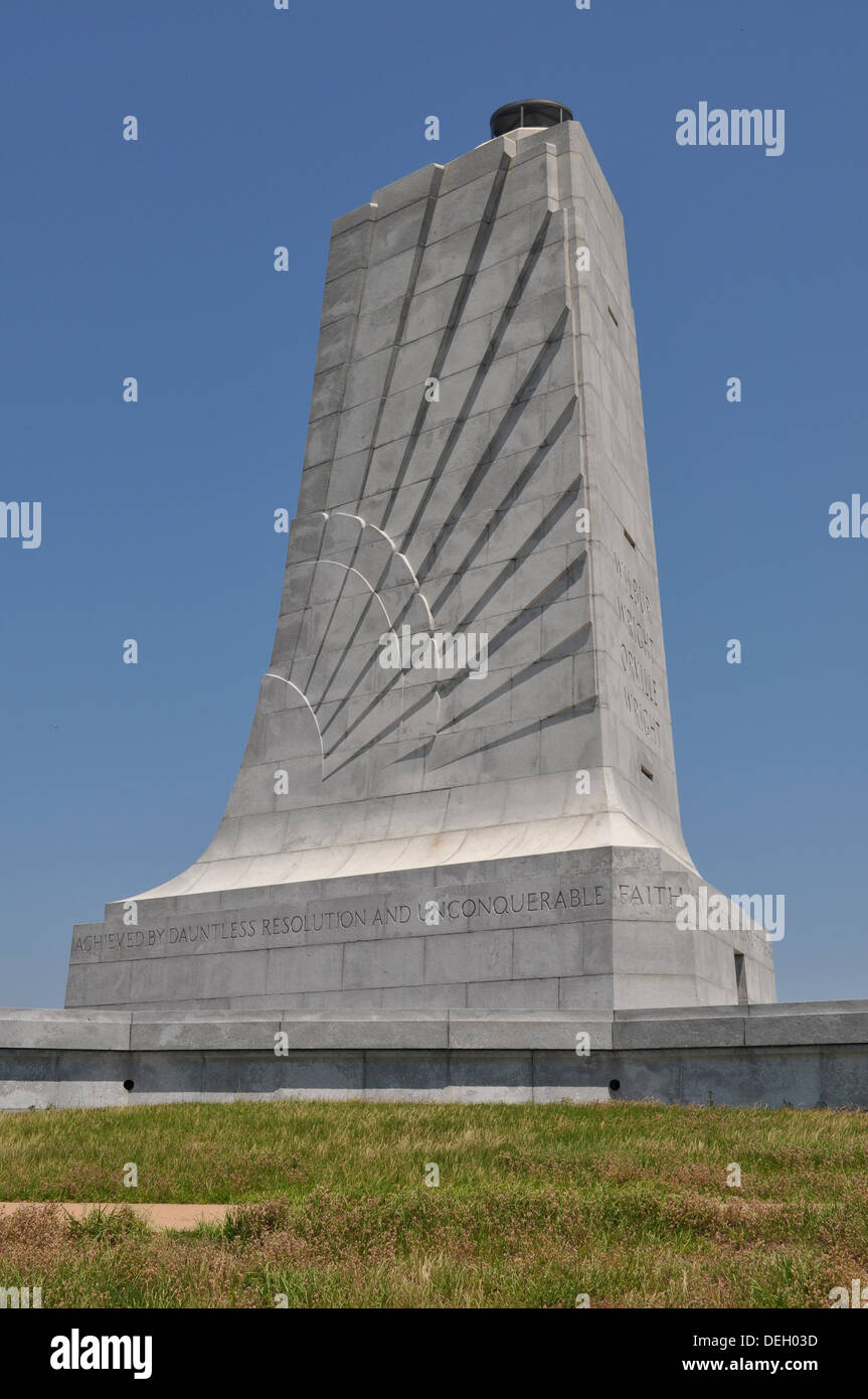 The Wright Brothers Monument located on Kill Devil Hill Stock Photo - Alamy