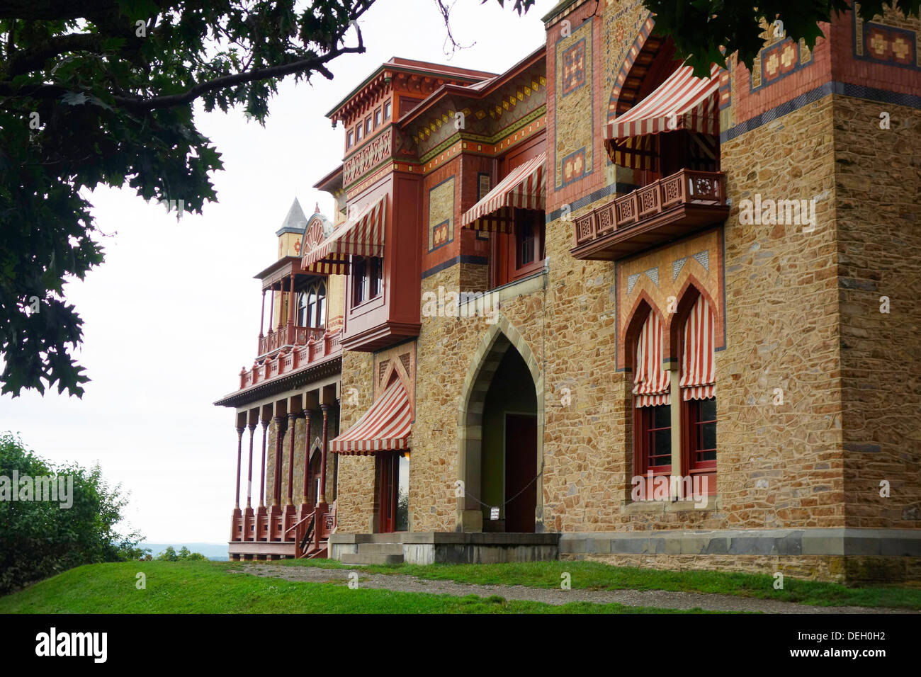 Olana state historic site in Hudson New York Stock Photo - Alamy