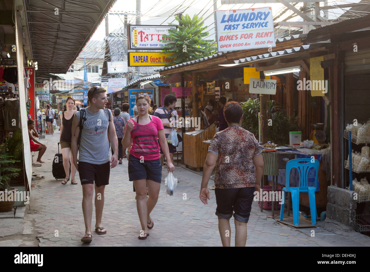 Ton Sai Village - Ko Phi Phi - Thailand Stock Photo - Alamy