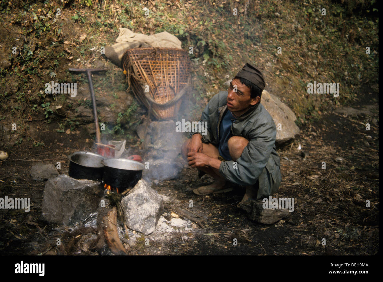 nepal, village, himalaya, people, portrait, mountain, asia Stock Photo ...