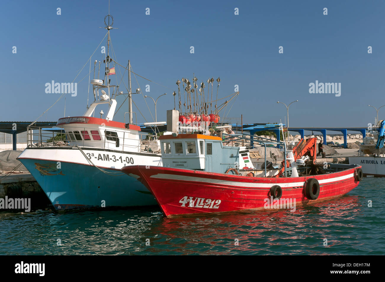 Fishing port motril granada province region hi-res stock photography ...