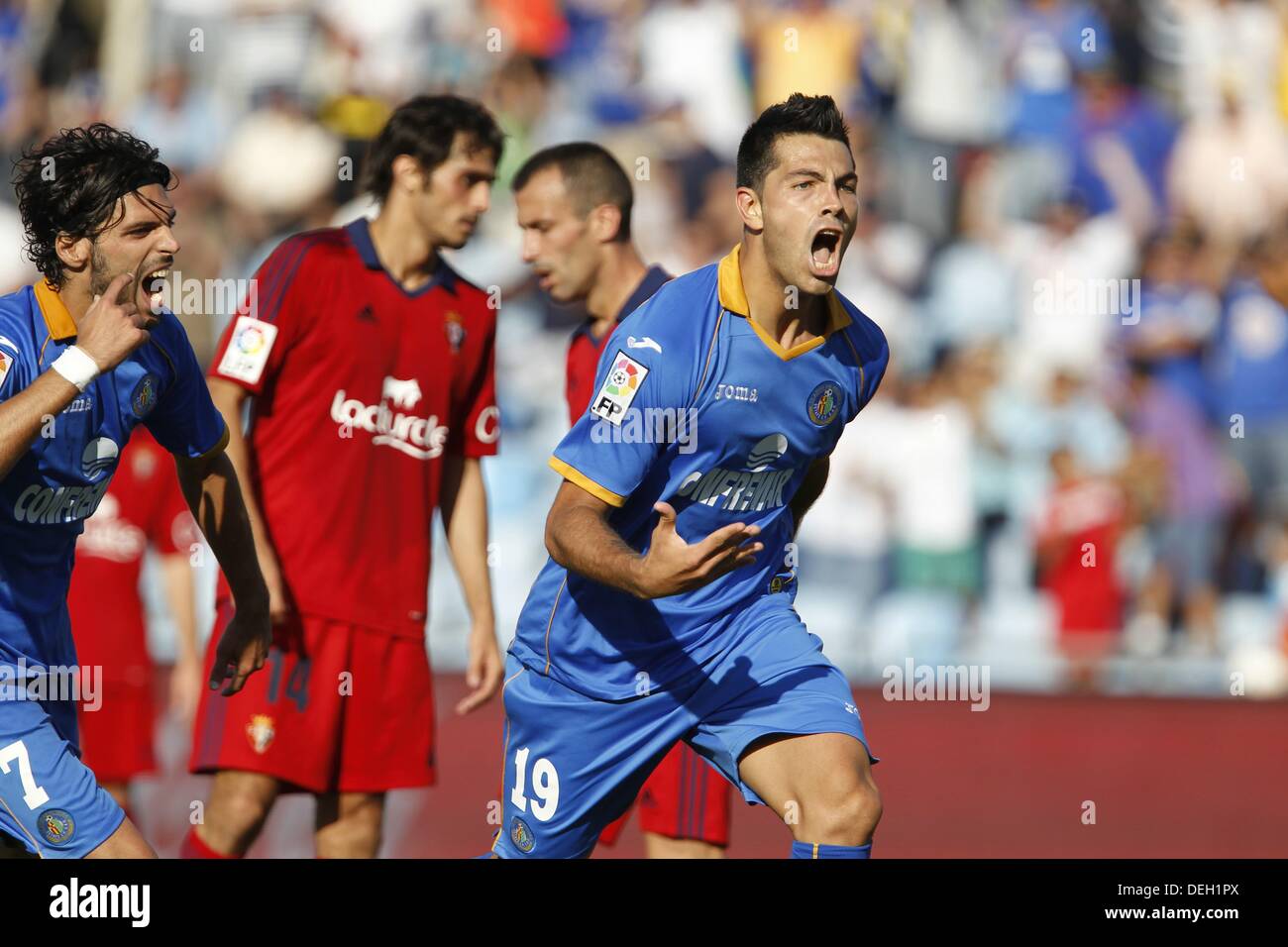 Miku (Getafe), SEPTEMBER 15, 2013 - Football / Soccer : Miku Celebrate ...