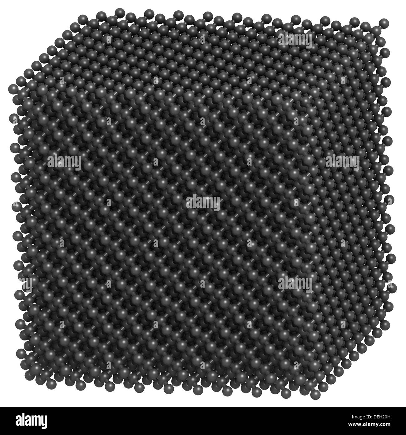 Diamond crystal structure. Atoms are represented as spheres with Stock ... Diamond crystal structure. Atoms are represented as spheres with Stock ...