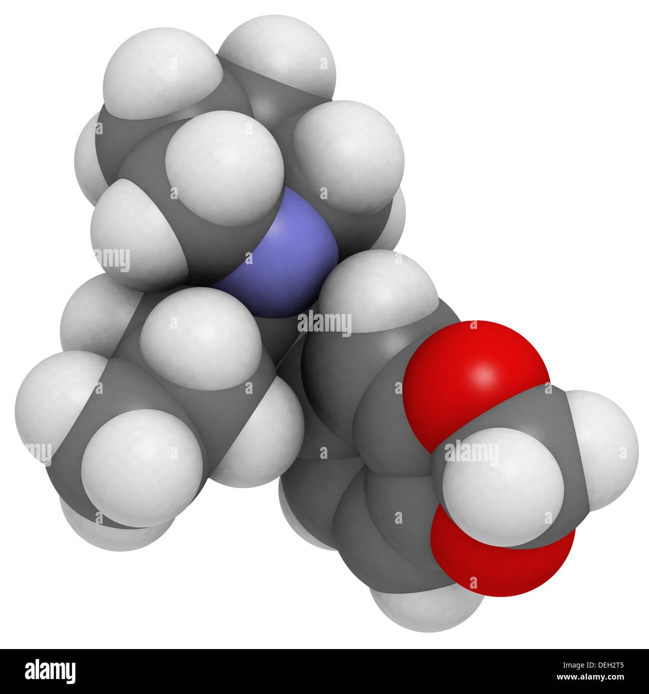 methylenedioxypyrovalerone (MDPV, Bath salts) molecule, chemical ...