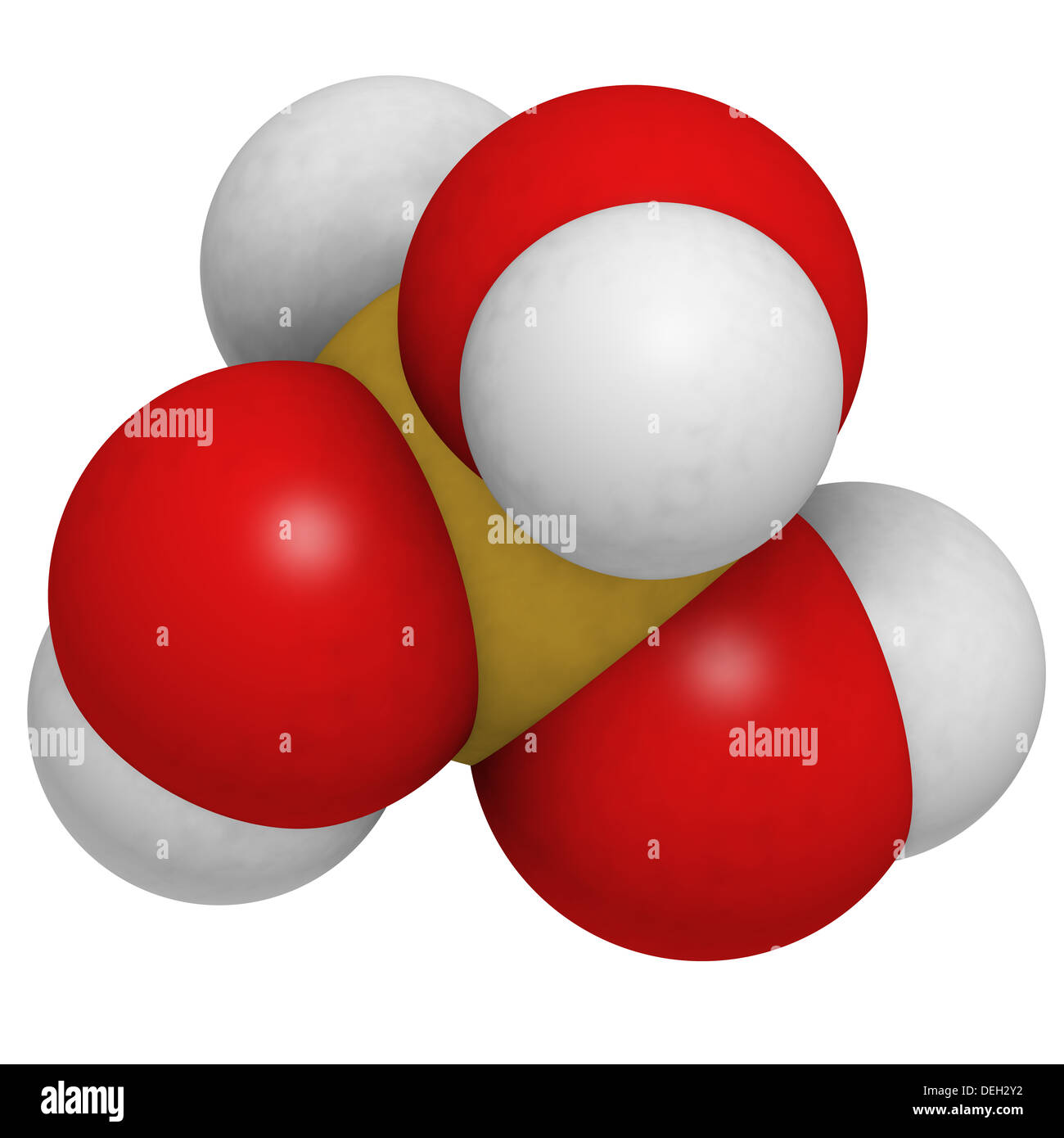 Silicic acid molecule, chemical structure. Silicic acid supplements are ...