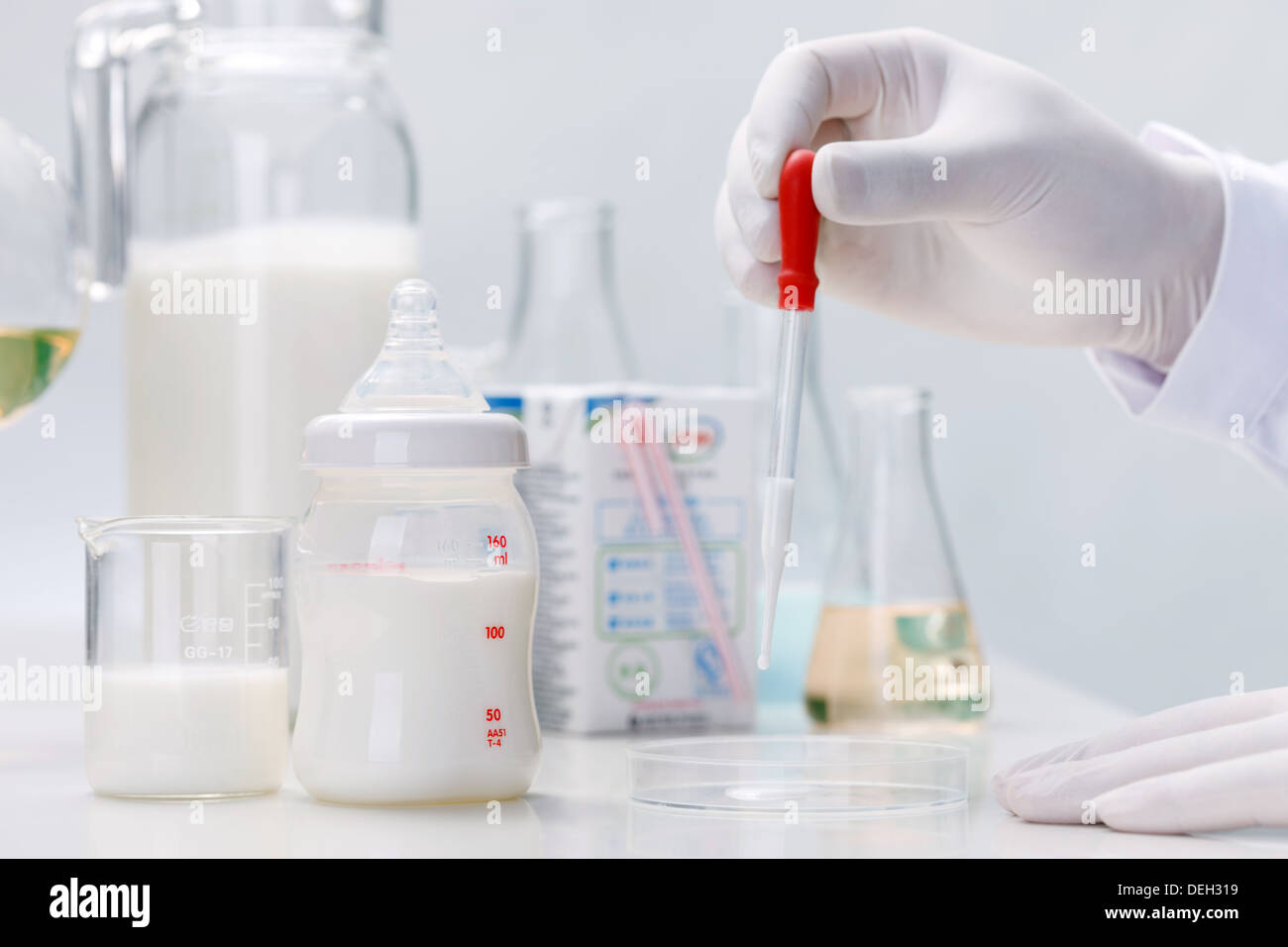 Milk Laboratory High Resolution Stock Photography and Images - Alamy