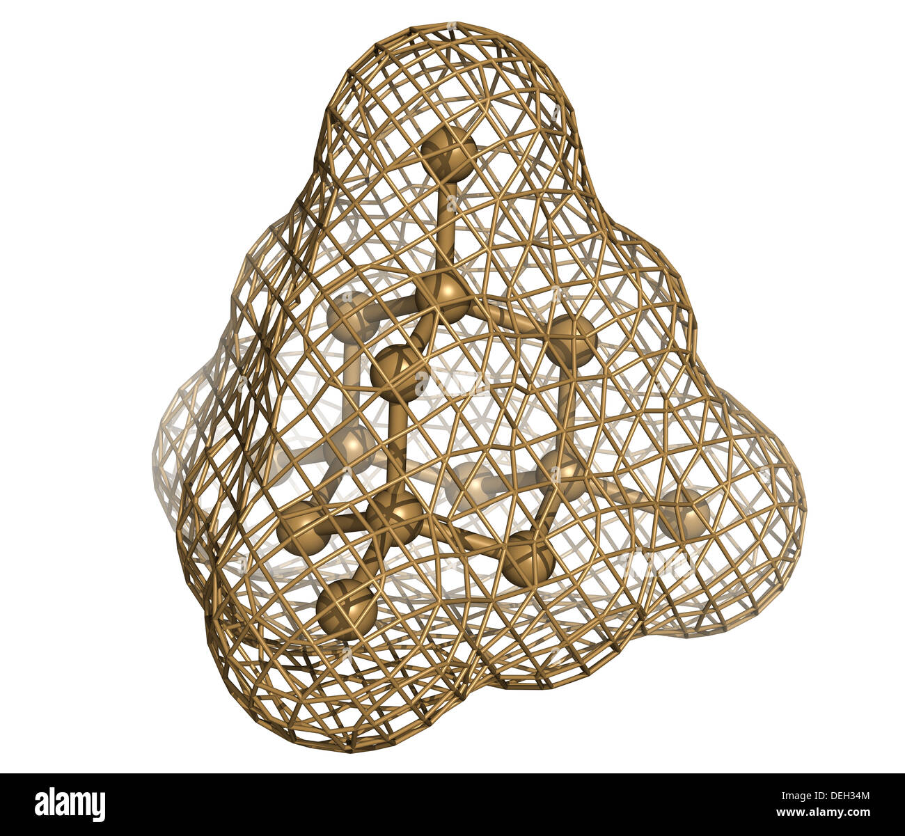 Pure silicon (Si, silicium), crystal structure. Main building material ...